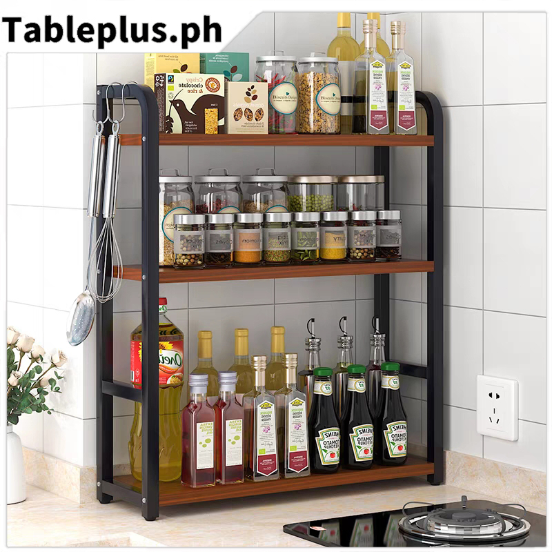 COD 2 / 3 Tiers Condiments Organizer Utensils Organizer Spice Rack ...