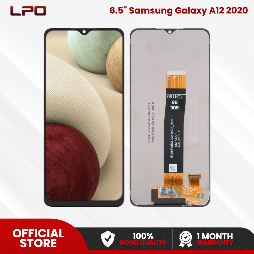 LPO Cellphone LCD Screen 6.5" Samsung Galaxy A12 Compatible with SM ...