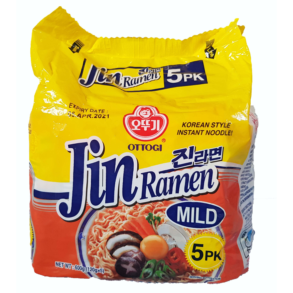 Ottogi Jin Ramen Mild | Ottogi Jin Ramen Spicy | Shopee Philippines