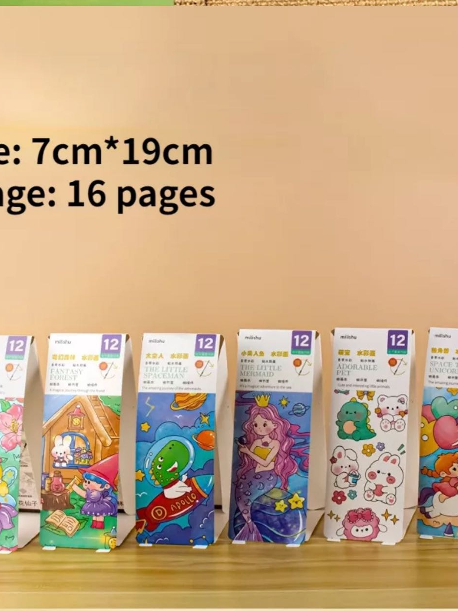 EPOCH Gouache Graffiti Book Diy Bookmarks Art Painting Gouache | Shopee ...