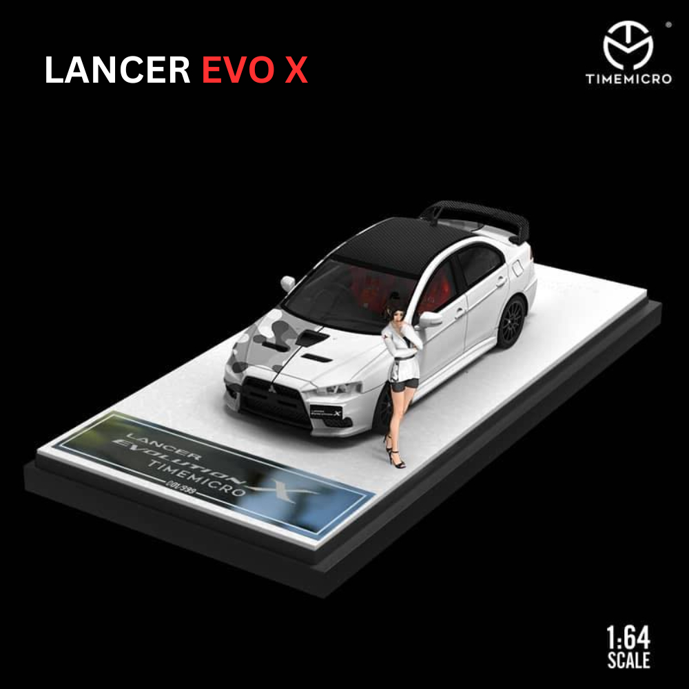Time Micro 1/64 Scale Lancer Evolution EVO X Camouflage Livery w ...