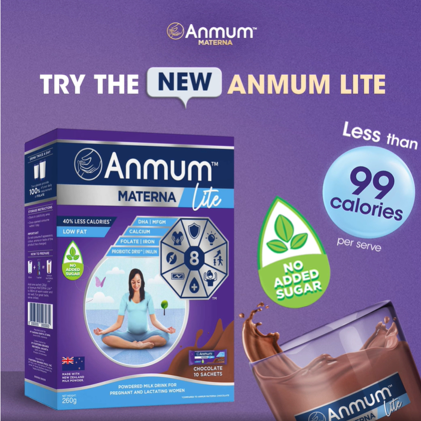 Anmum Materna Lite 260g Choco | Shopee Philippines