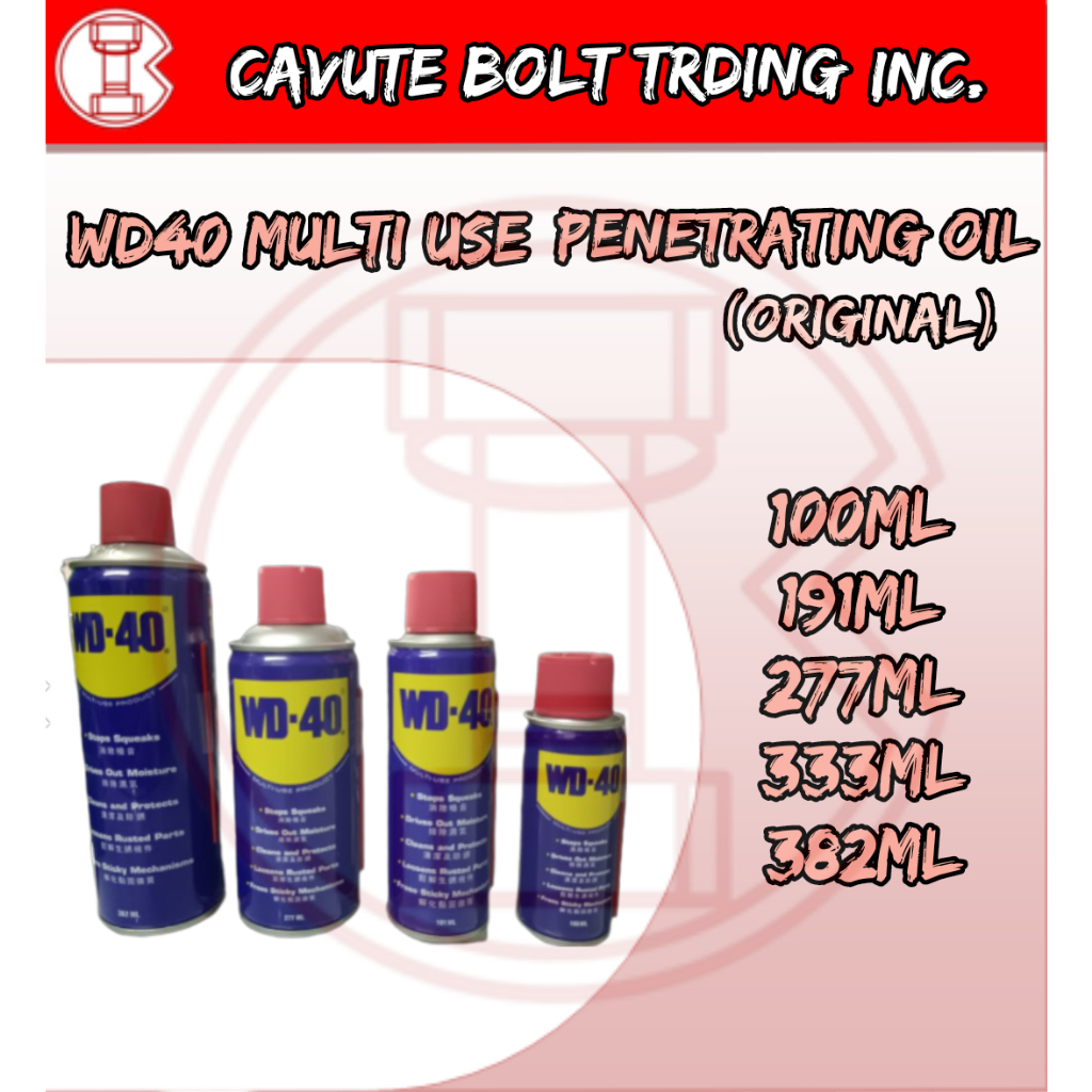 Original WD40 Rust Remover & Penetrating Oil | Shopee Philippines