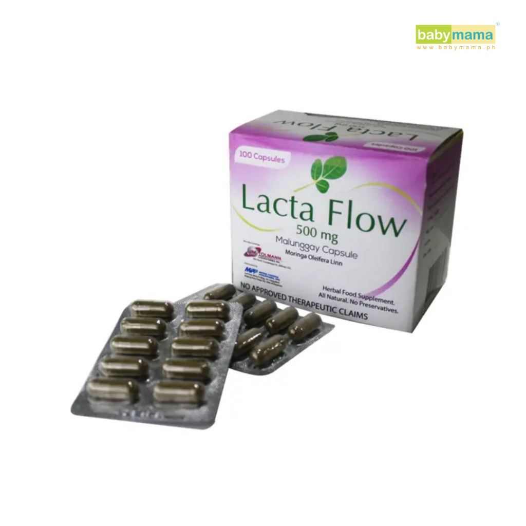 Babymama - Lacta Flow Malunggay Capsule - Box of 100 500mg caps ...