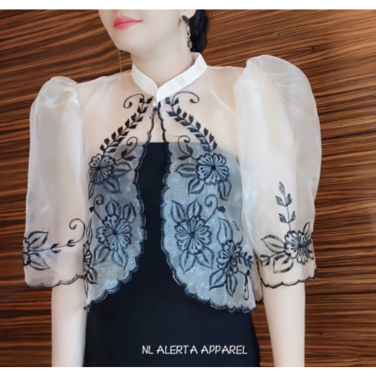 MODERN FILIPINIANA BOLERO FOR WOMEN | Shopee Philippines