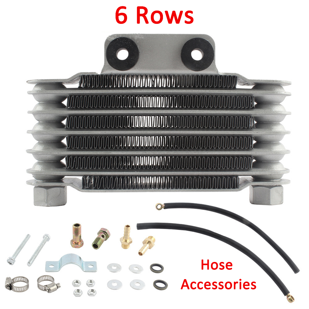 Original Oil Cooler With Free Hose Accessories 6 Row 8 Row RAIDER 150 ...