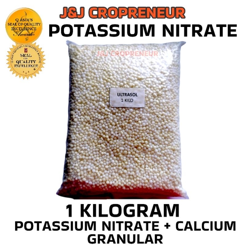 POTASSIUM NITRATE + CALCIUM GRANULAR ( 1 KILO ) 14-0-23 + 13Ca0 QROP ...