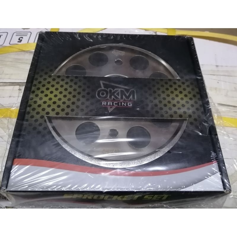 R150 CARB/Fi Chain and Sprocket set OKM RACING CHROME/GOLD | Shopee ...