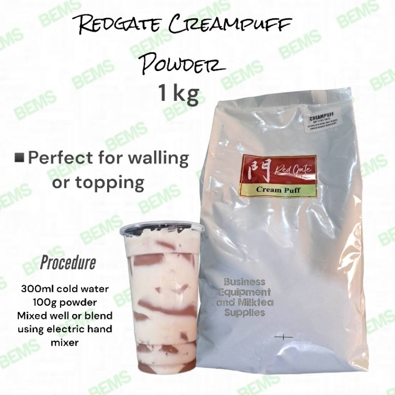 Redgate Creampuff Powder walling topping for milktea red gate taiwan ...