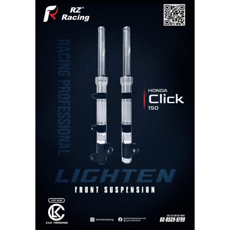 RZ RACING FRONT SHOCK FOR HONDA CLICK 125 / 1250 | Shopee Philippines