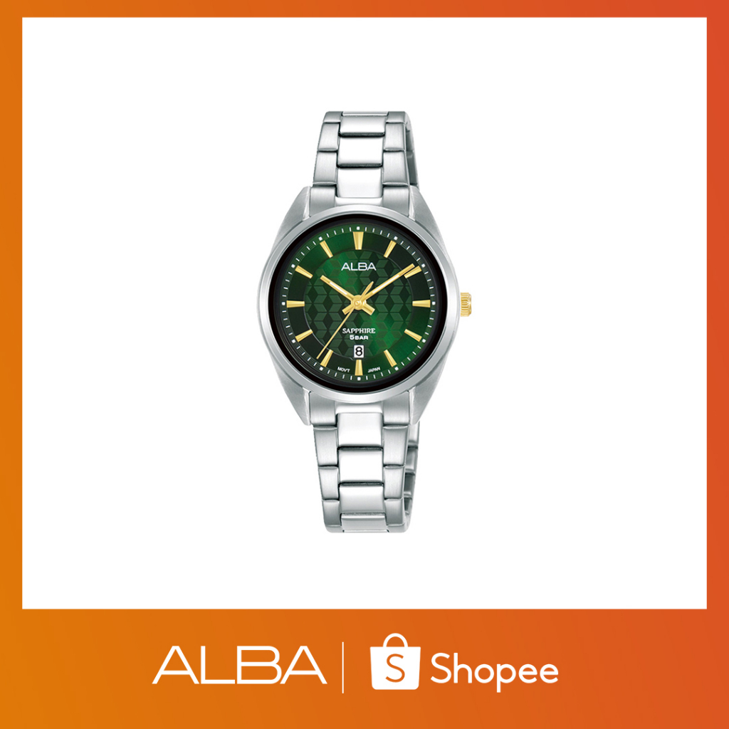 ALBA Philippines Prestige AH7AY9X1 Green Dial Women's Quartz Watch 29mm ...