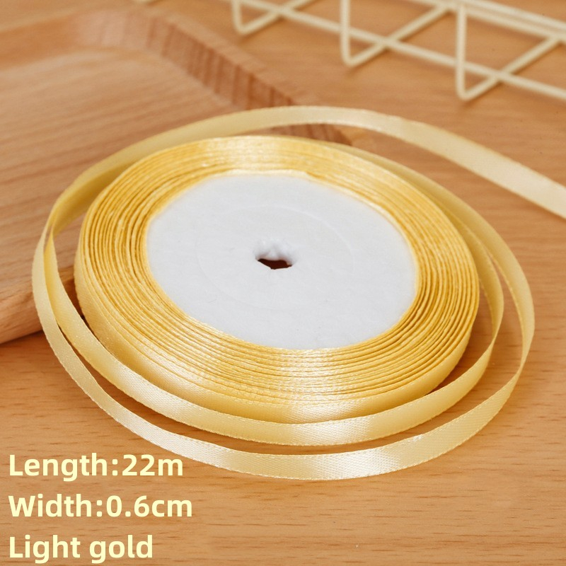 25Yards/Roll 6mm ribbon, satin ribbon, decorative ribbon, gift ...