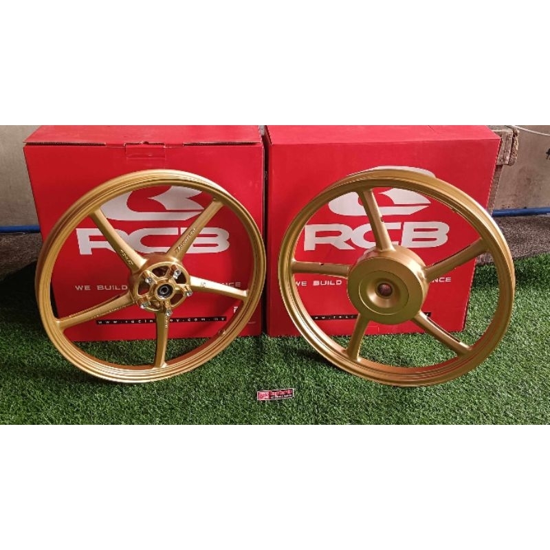 RCB 5SPOKES MAGS SIZE 17 (1.4/1.6 ×17) HONDA CLICK 125/150/160 | Shopee ...