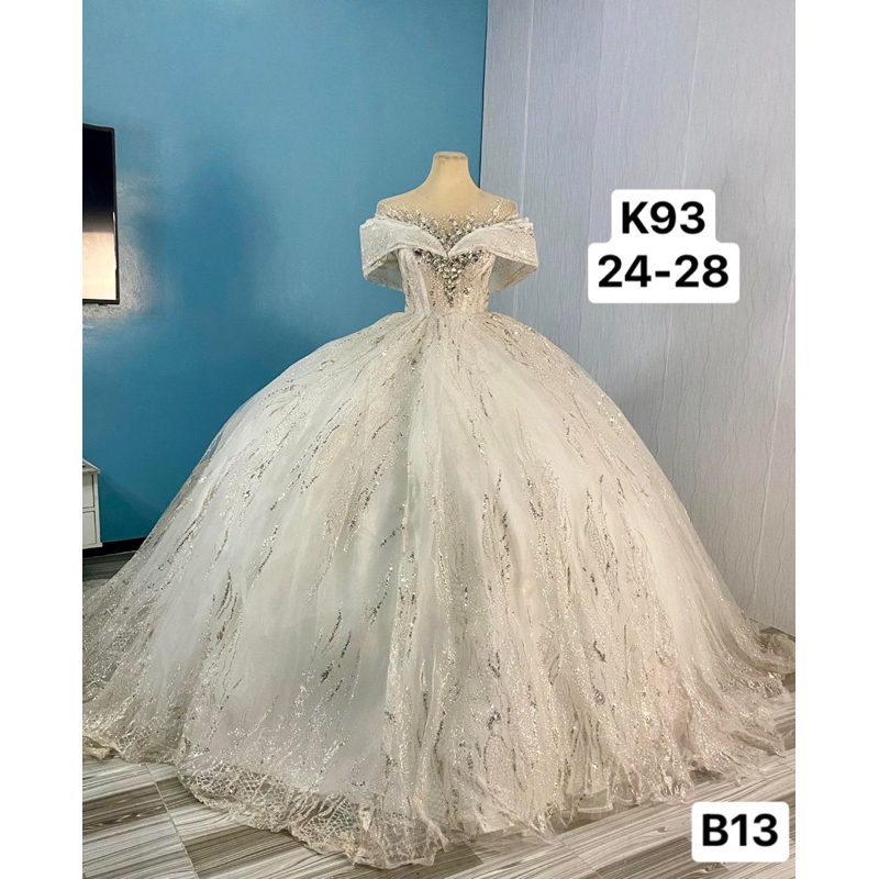 K93 Wedding gown | Preloved | Shopee Philippines