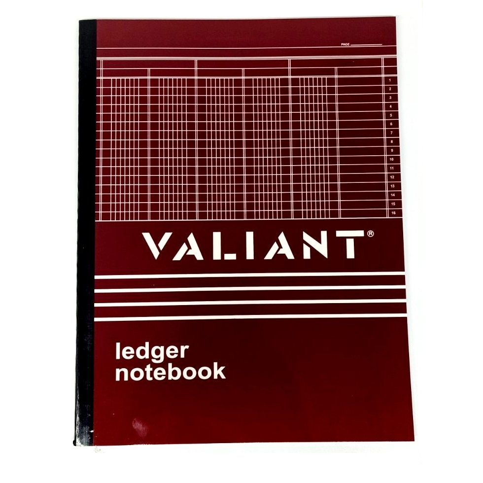 Valiant Columnar Notebook Record Book Journal Ledger Cash Notebook ...