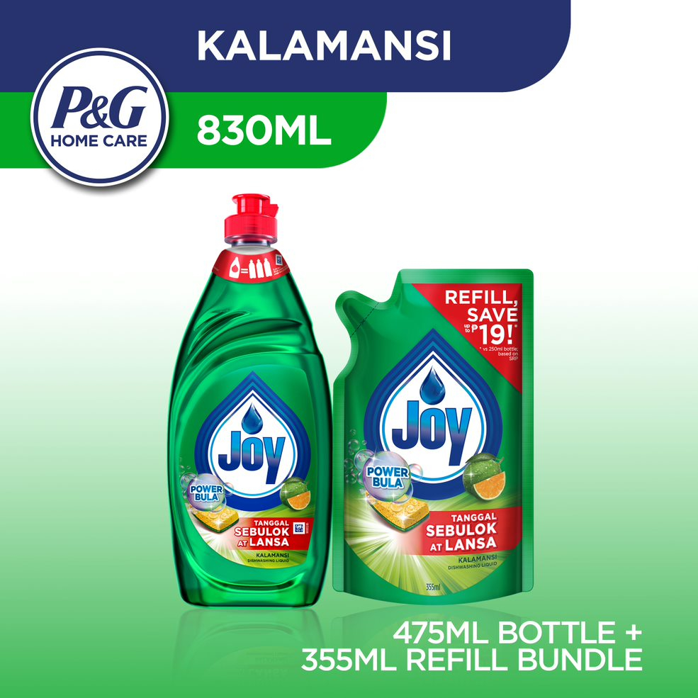 Joy Dishwashing Liquid Kalamansi Antibac Hygiene Lemon Baby 475+345ml ...