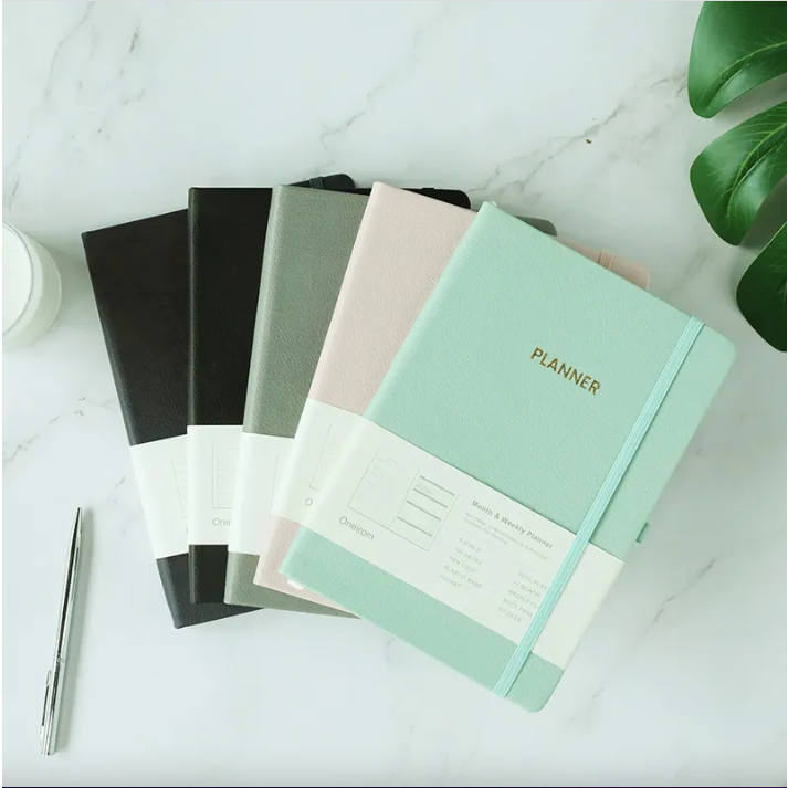 Peachy Notes A5 Undated Weekly Planner PU Leather | Shopee Philippines