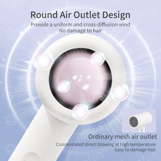 Simplus Hair Dryer Blower 2-Gear Wind Power Portable Hair Blower ...