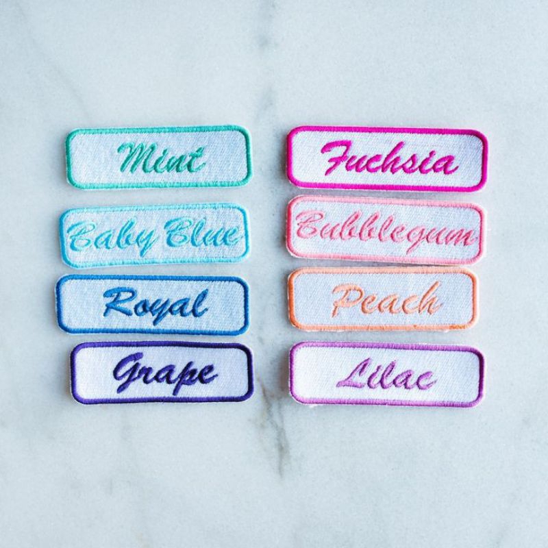 Personalized patches embroidered name | Shopee Philippines