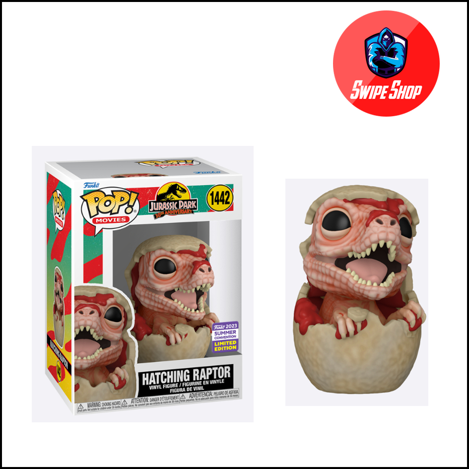 Funko Pop Hatching Raptor Jurassic Park Summer Convention Shared ...