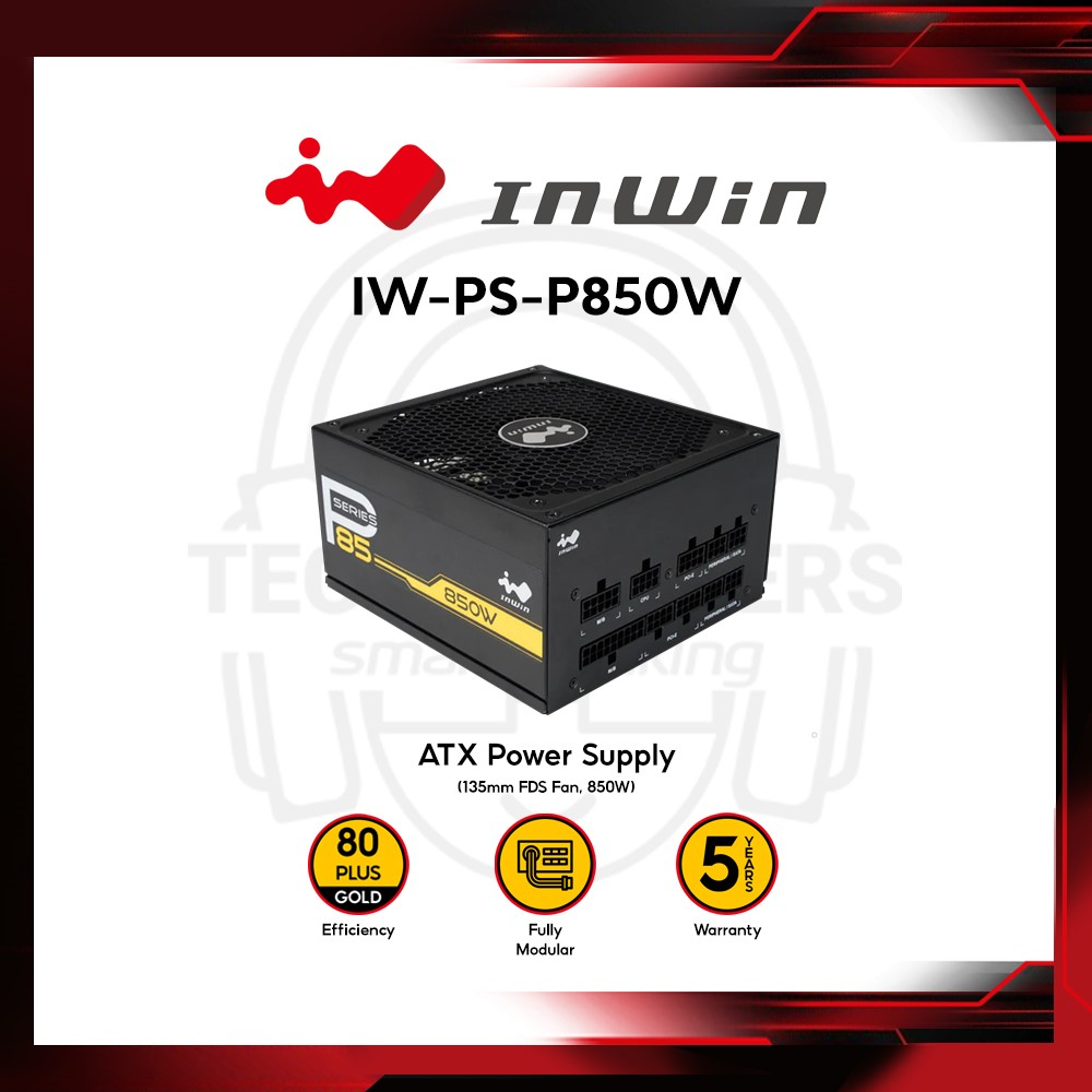 Inwin P85 850W 80 Plus Gold Certified Modular ATX Power Supply | Shopee ...