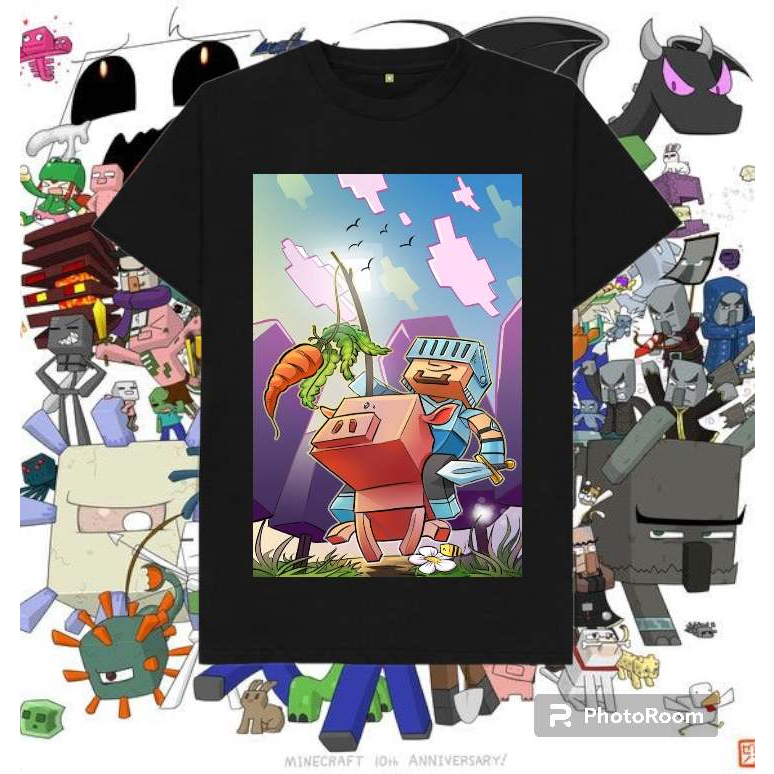 Minecraft Shirts for Kids and Adults (DTP Print) | Shopee Philippines