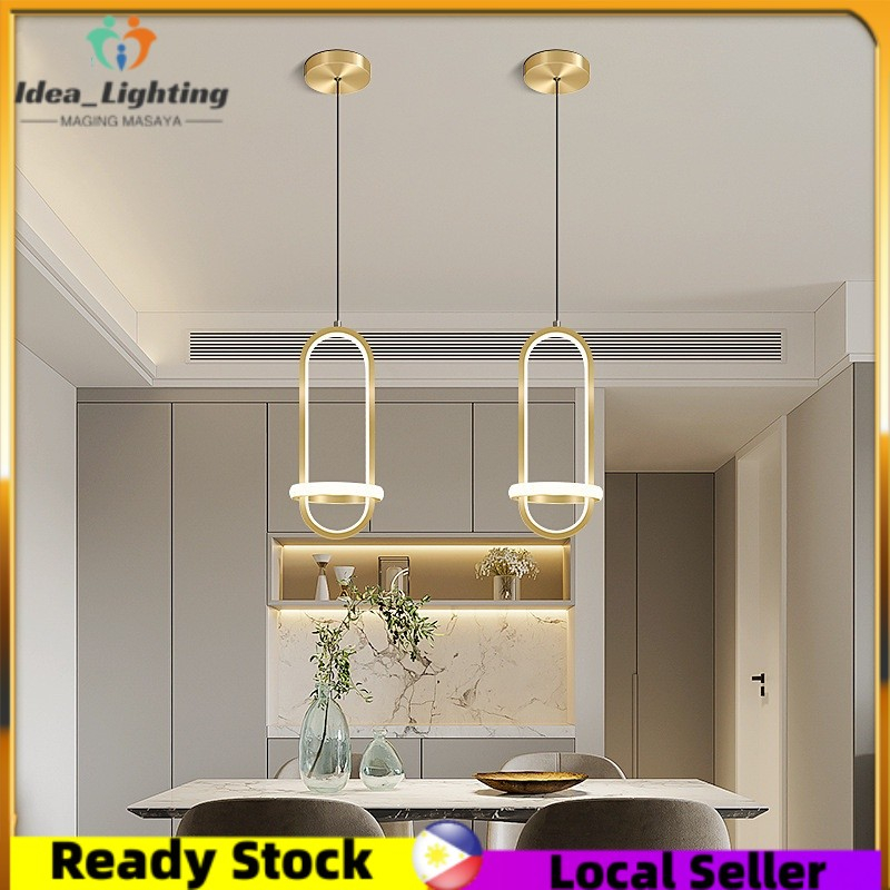 Nordic Chandelier Ceiling Light 3color Livingroom Hanging Lamp Bar ...