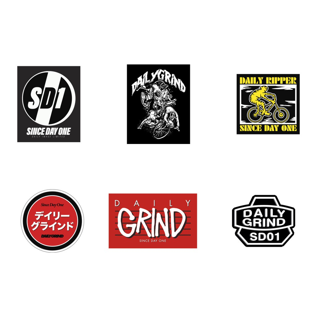 DAILY GRIND RIPPER STICKER PACK | Shopee Philippines