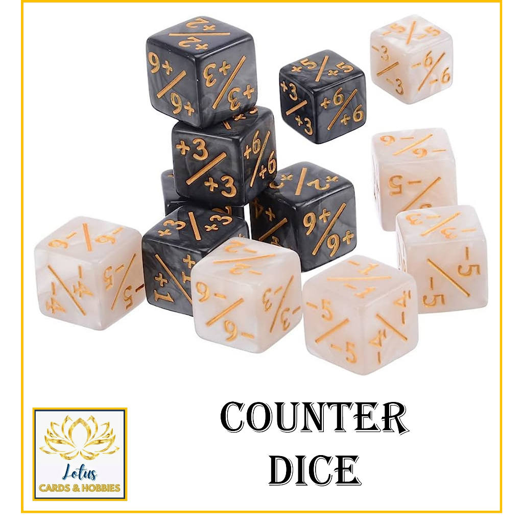Magic the Gathering | Counter Dice / +1/+1 / -1/-1 Dice | Shopee Philippines