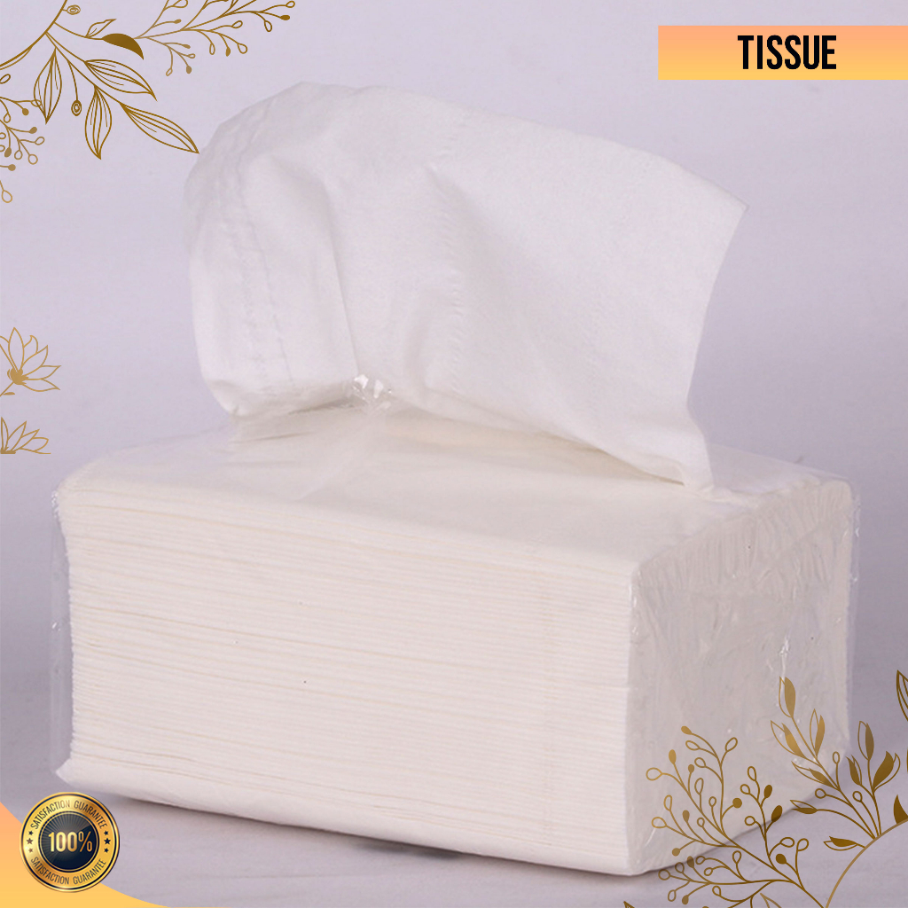 1 PACK FACIAL TISSUE FOLDING NAPKIN 2-PLY TABLE TISSUE | Shopee Philippines