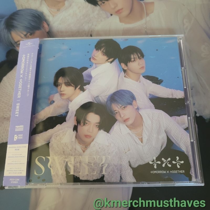 TXT SWEET 2ND JAPAN ALBUM UNSEALED TOMORROW X TOGETHER YEONJUN SOOBIN BEOMGYU TAEHYUN HUENINGKAI ...