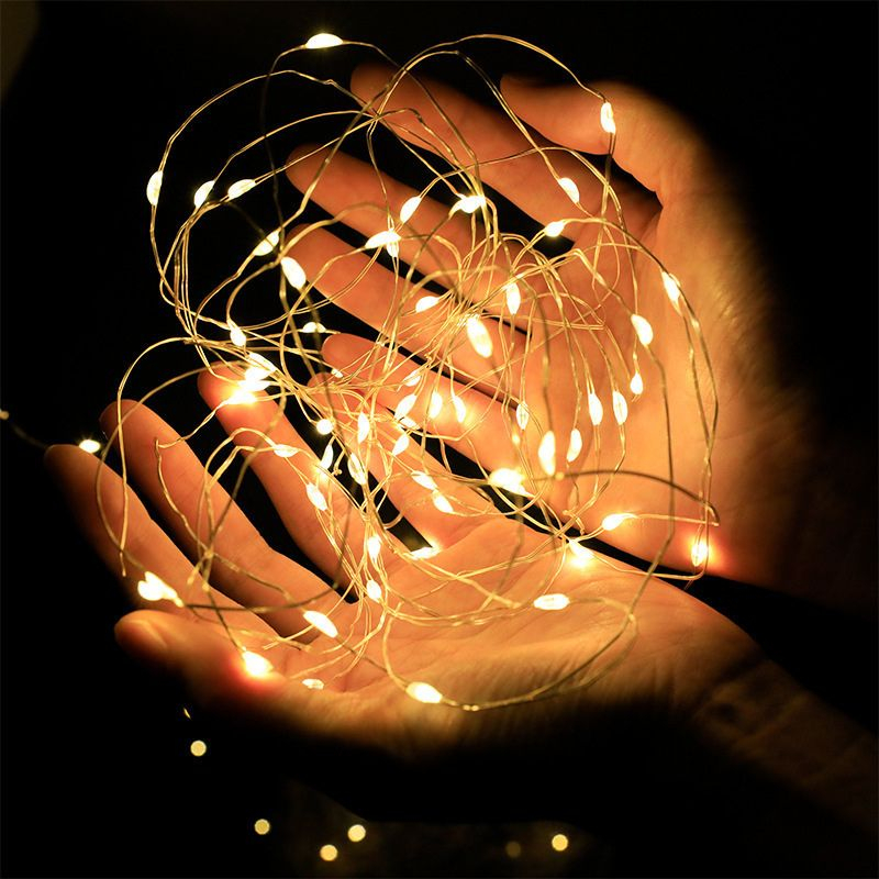 2M Fairy Wire Leds Reusable Christmas Home Decoration Leds Security ...