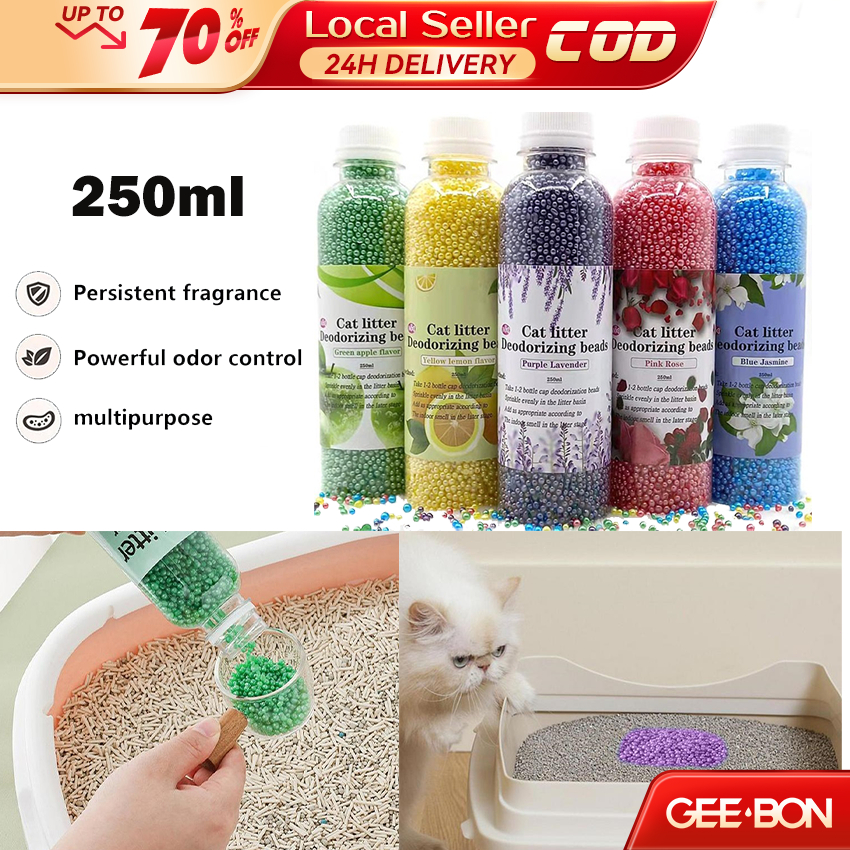 GEEBON Deodorant Bead Activated Carbon Absorb Cat Litter 250ml | Shopee ...