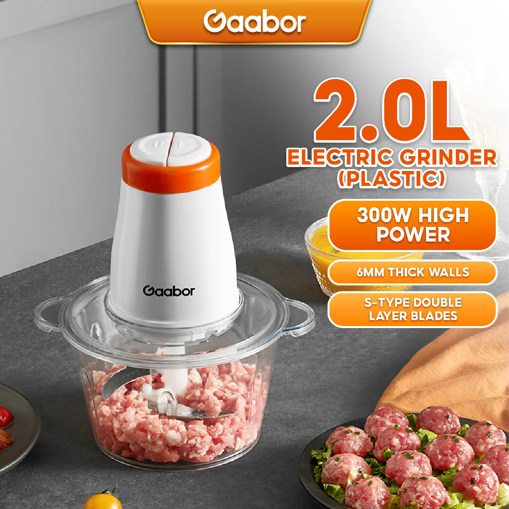 Gaabor by Winland Electrical Meat Grinder, 2L Capacity Multifunctional ...