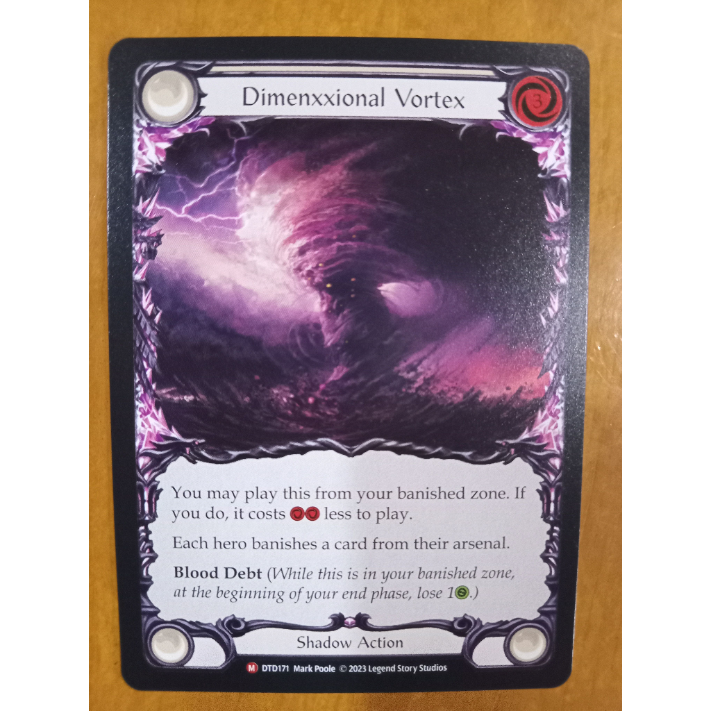 FAB Dimenxxional Vortex Majestic Dusk till Dawn Flesh and Blood TCG Shadow Action DTD | Shopee ...