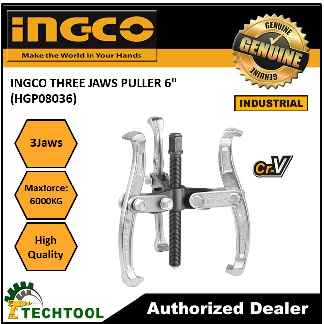 INGCO THREE JAWS PULLER 6" (HGP08036) | Shopee Philippines