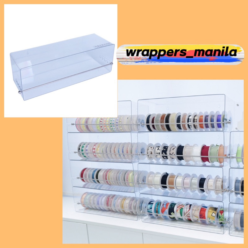 Acrylic Ribbon Rack Ribbon Storage Organizer | Shopee Philippines