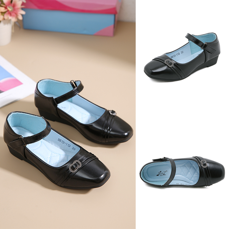 Black shoes for kids girls school 615315 | Shopee Philippines