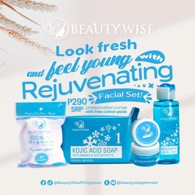 BEAUTY WISE REJUVENATING SET authentic and effective! | Shopee Philippines
