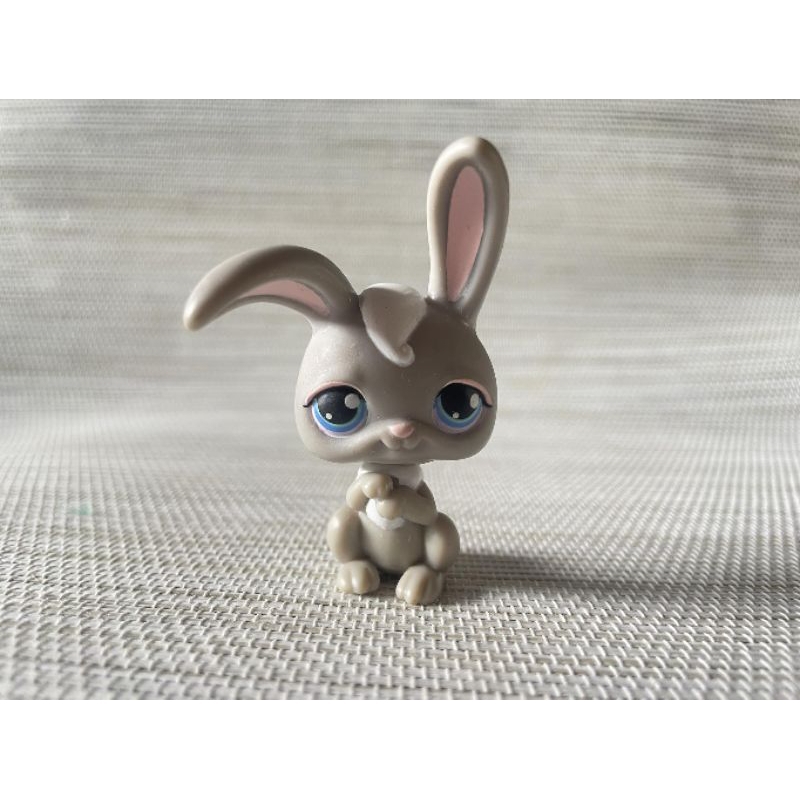 LPS Littlest Pet Shop Gray Bunny Toy Figure | Shopee Philippines