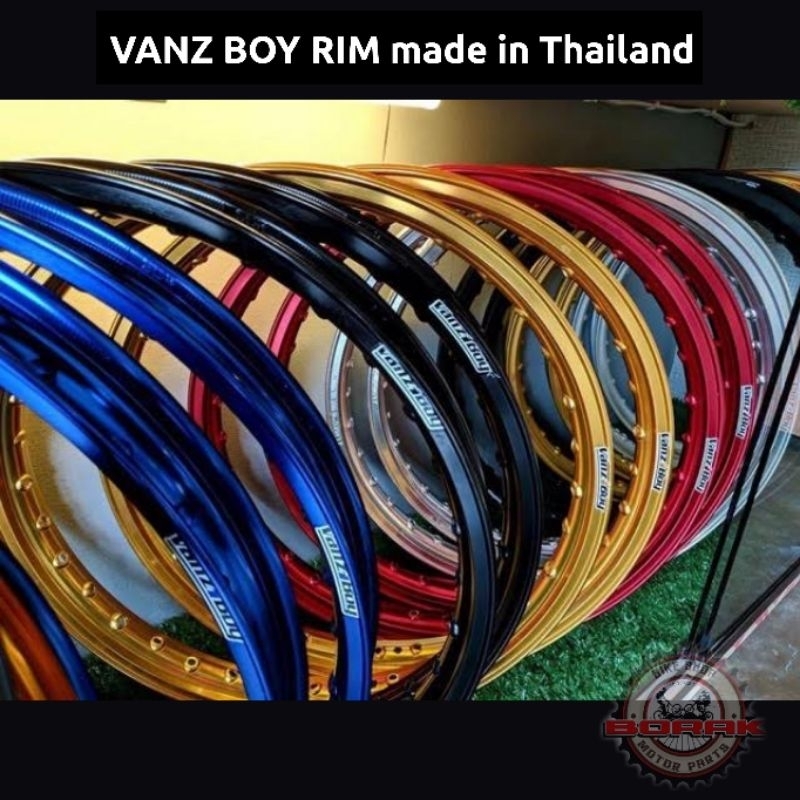 Vanz Boy Rim (NO LIPS) 1.2 / 1.4 by 17 Broken Size (SOLD PER SET ...