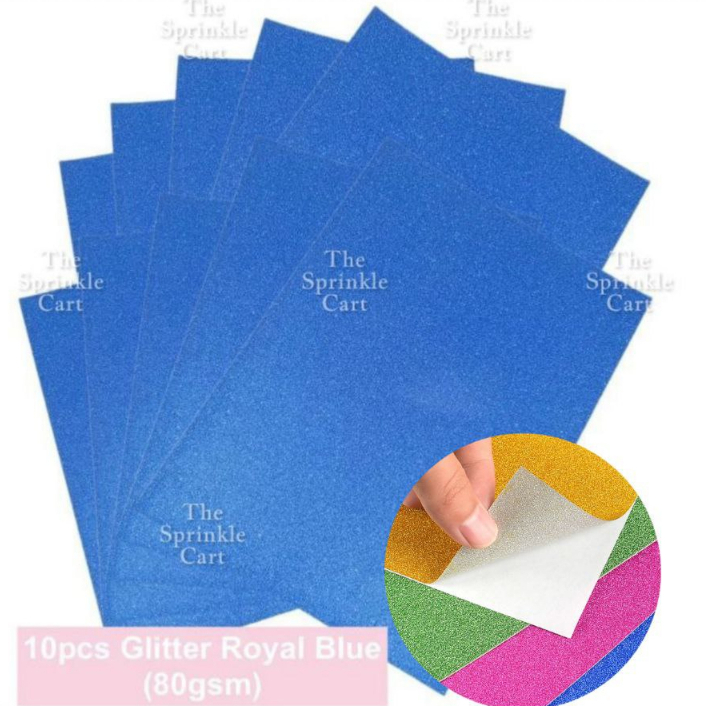 10pcs 250gsm/80gsm Glitter and Shiny Metallic Mirror Card Stock Board ...