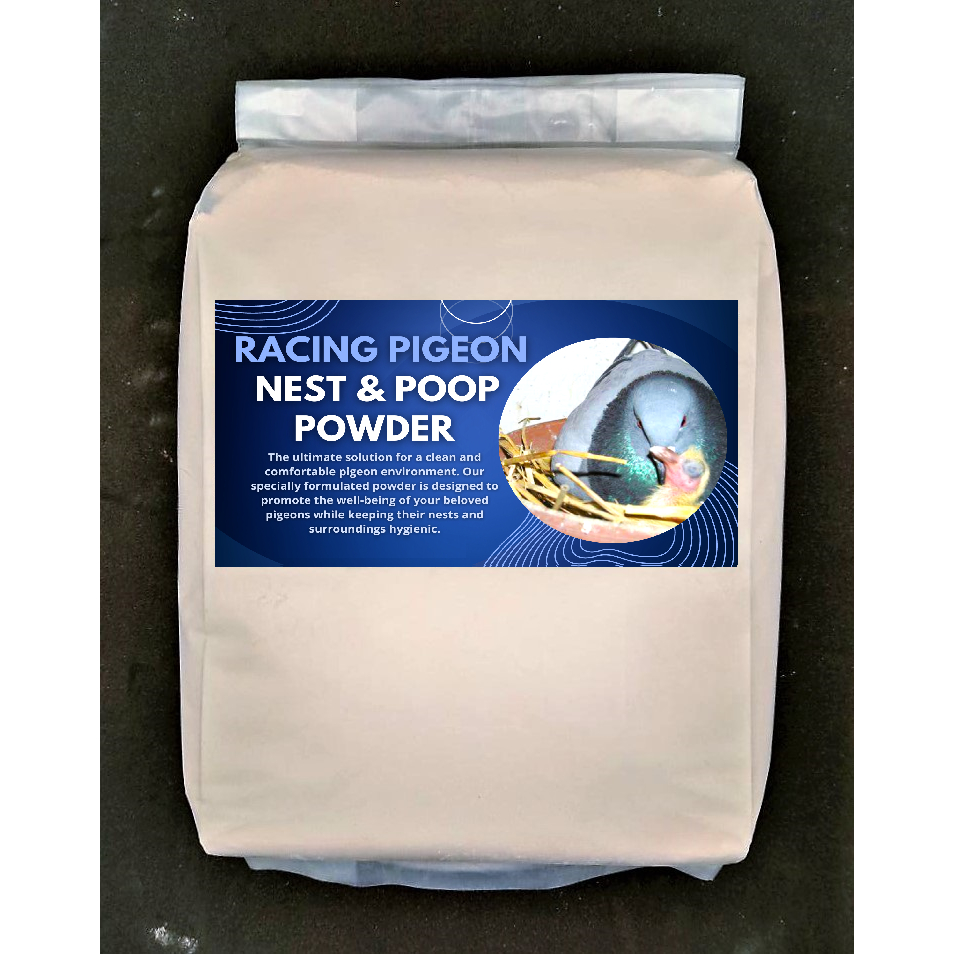 RACING PIGEON Nest & Poop Powder 1KG. (PigeonShield) | Shopee Philippines