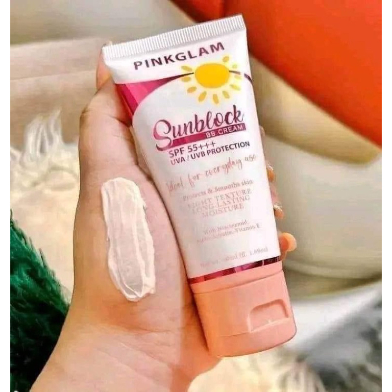 PinkGlam Sunblock Bb Cream SPF55 | Shopee Philippines
