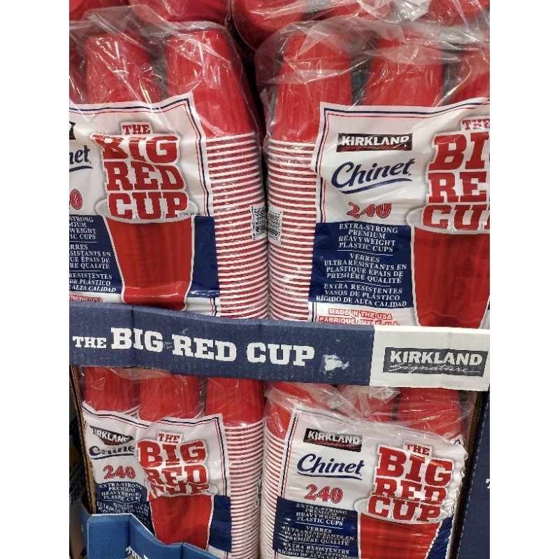 Kirkland signature chinet the big red cup 240pcs | Shopee Philippines