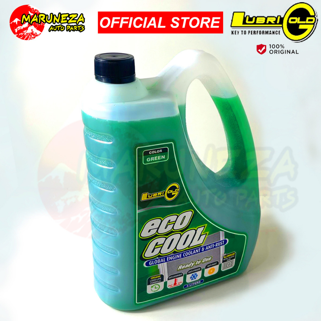 Lubrigold Radiator Coolant Green 4L Gallon | Shopee Philippines