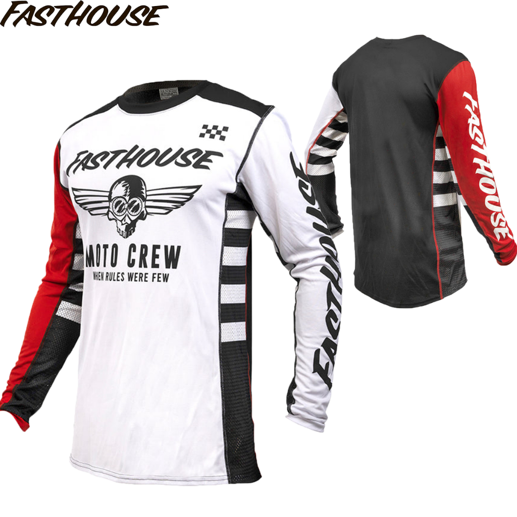 FASTHOUSE Motorcycle Shirt Long Sleeve Jersey for Men Motor Jersey ...