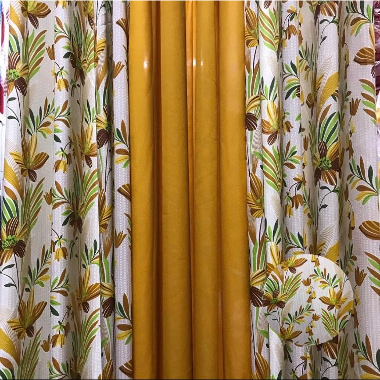 MM 3in1 Set Elegant Ring Curtain For Window Door Home Room Decor ...