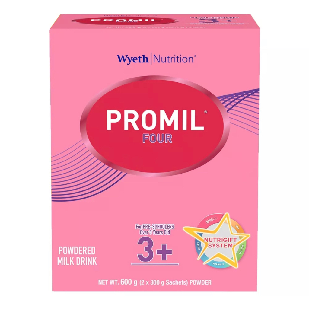 PROMIL FOUR Powdered Milk Drink for Over 3 Years old 600g | Shopee ...