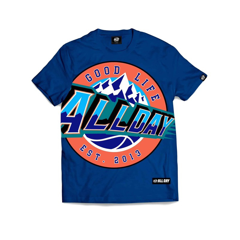 GOODLIFE- JAZZ "BIG LOGO" (BLUE/PURP) T-SHIRT | Shopee Philippines